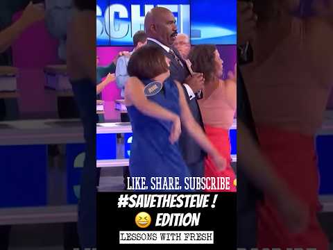 FAMILY FEUD FUN!🤣 (#SAVE THE STEVE! Edition) FRESH REWIND👊 #comedy #fail #funny #teacher