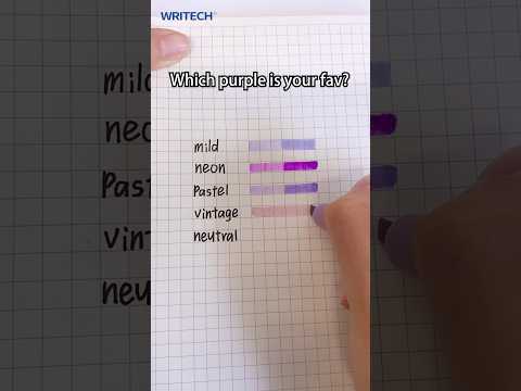 Which purple is your favorite?😍😍#writech #stationery #pen