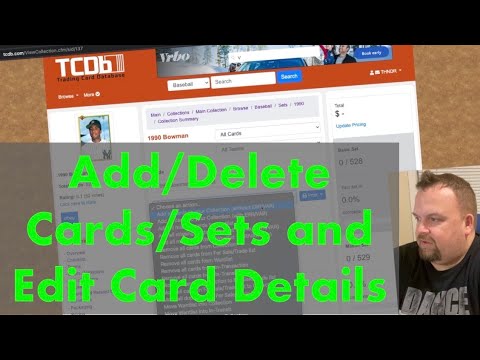 TCDB - EP02 - Create and Maintain Collection - Sports Card Trading