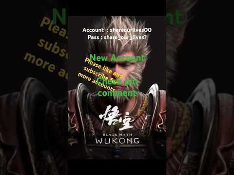 free steam account with black myth wukong #games #musicgames #ghost #gaming #rhythmgames #gameplay