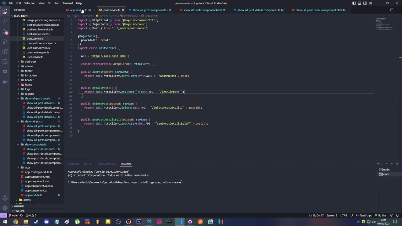 Angular 14 Client Side Pagination