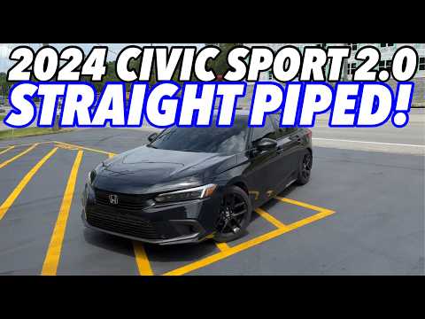 2024 Honda Civic Sport 2.0L w/ STRAIGHT PIPES!