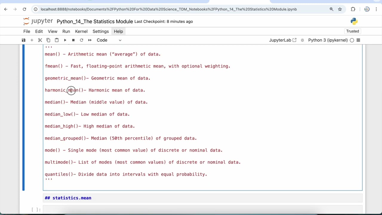 Introduction to The Statistics Module in Python | What is Statistics Module in Python