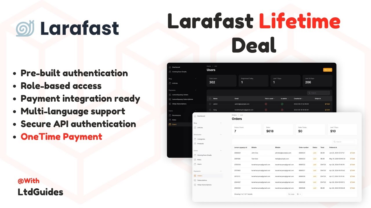 Larafast Review; Lifetime Deal - The Best Laravel SaaS Starter Kit in 2026