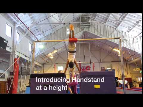 Handstand on elevated surfaces – Gymnastics Coaching.com