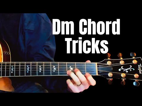5 easy Dm Chord Riffs to sound like a pro! a guitar lesson...