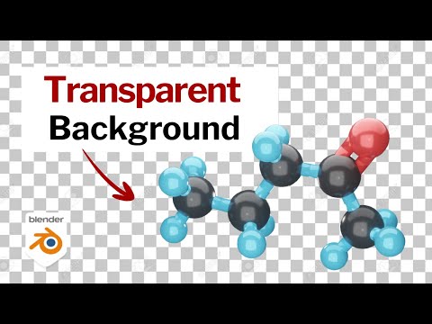 How to Render TRANSPARENT BACKGROUND in Blender | Scientific Illustration | Blender for Scientists