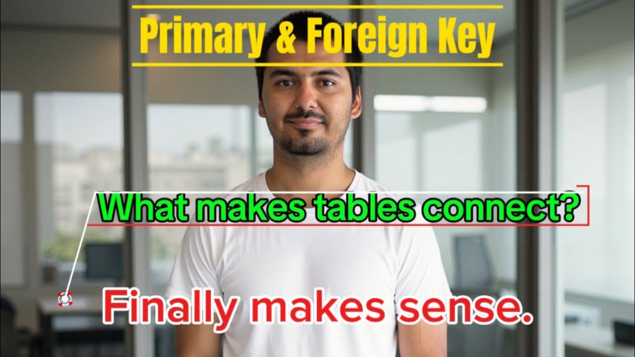 Primary Key vs Foreign Key in SQL — What Actually Connects Tables?