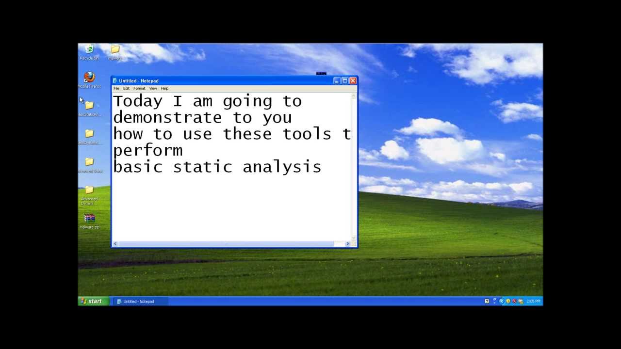 Basic Static Analysis