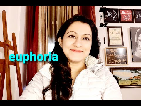 Word #37 euphoria/etymology, meaning, pronunciation, sentence examples/A Word A Day Challenge 2021