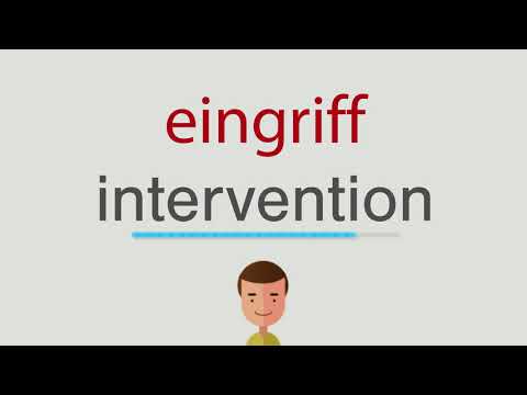 Wie heißt eingriff auf englisch