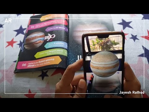 Space Adventure Augmented Reality Application using Unity. + Vuforia
