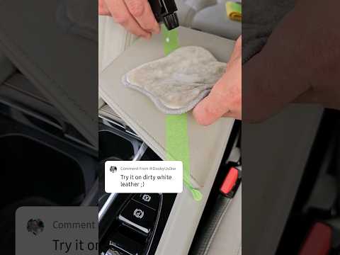 Dirty White Leather vs DIY Detail Interior Clean And Protect | Best Leather Cleaner & Conditioner
