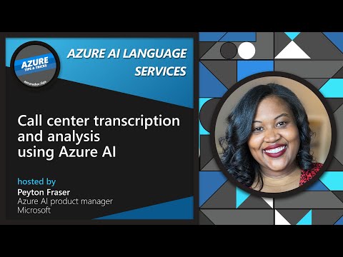Call center transcription and analysis using Azure AI