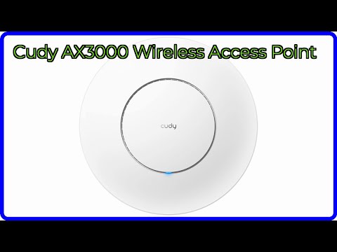 REVIEW (2025): Cudy AX3000 Wireless Access Point. ESSENTIAL details.