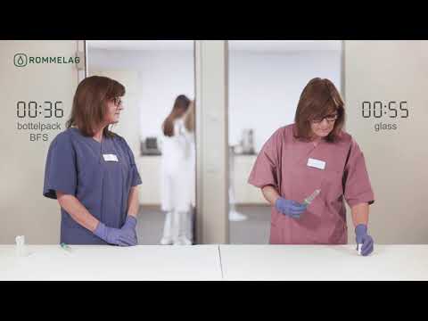 Usability of bottelpack BFS vs glass ampoules