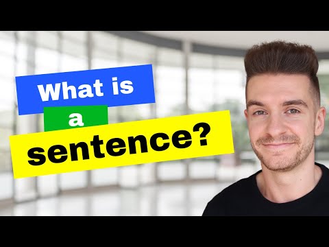 What is a Sentence in English? (Basic/Beginner English Lesson)