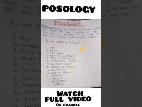 Posology #shorts #pharmacy #posology #prescription #pharmaceutics #viral #shortsfeed