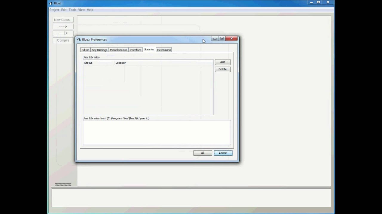 Installing Bluej and running HelloWorld