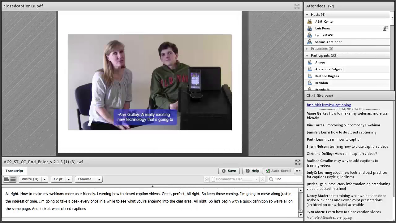Closed Captioning  Beginning with the Why