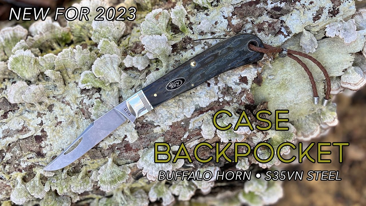 CASE BACKPOCKET - S35VN & BUFFALO HORN - NEW FOR 2023