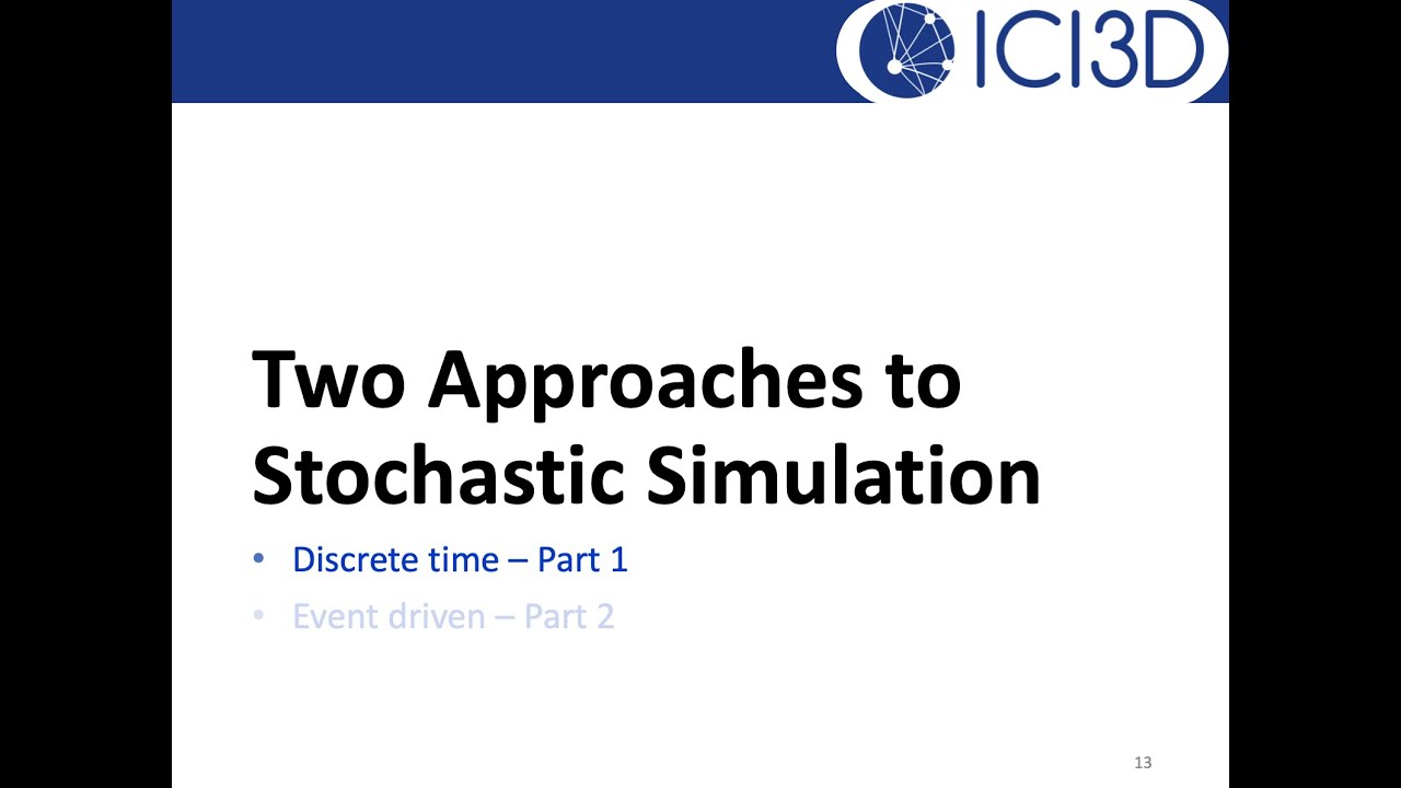 Stochastic Simulation Models: Part 1 (Borchering, DAIDD 2020)