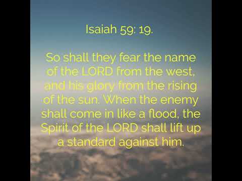 Monday Motivation: Prayer & Scripture - Isaiah 59:19
