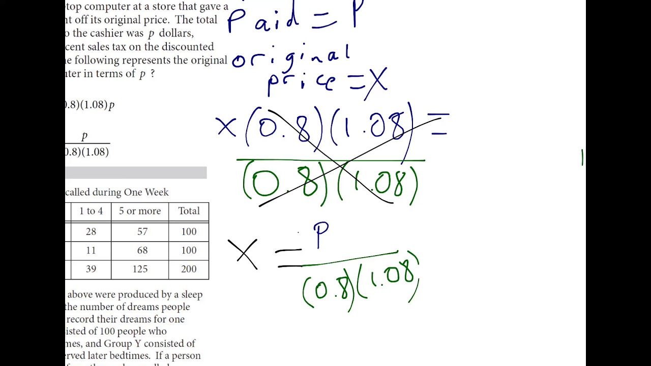 Problem Solving and Data Analysis PT1