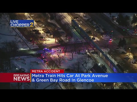 Metra Train Hits Car In Glencoe