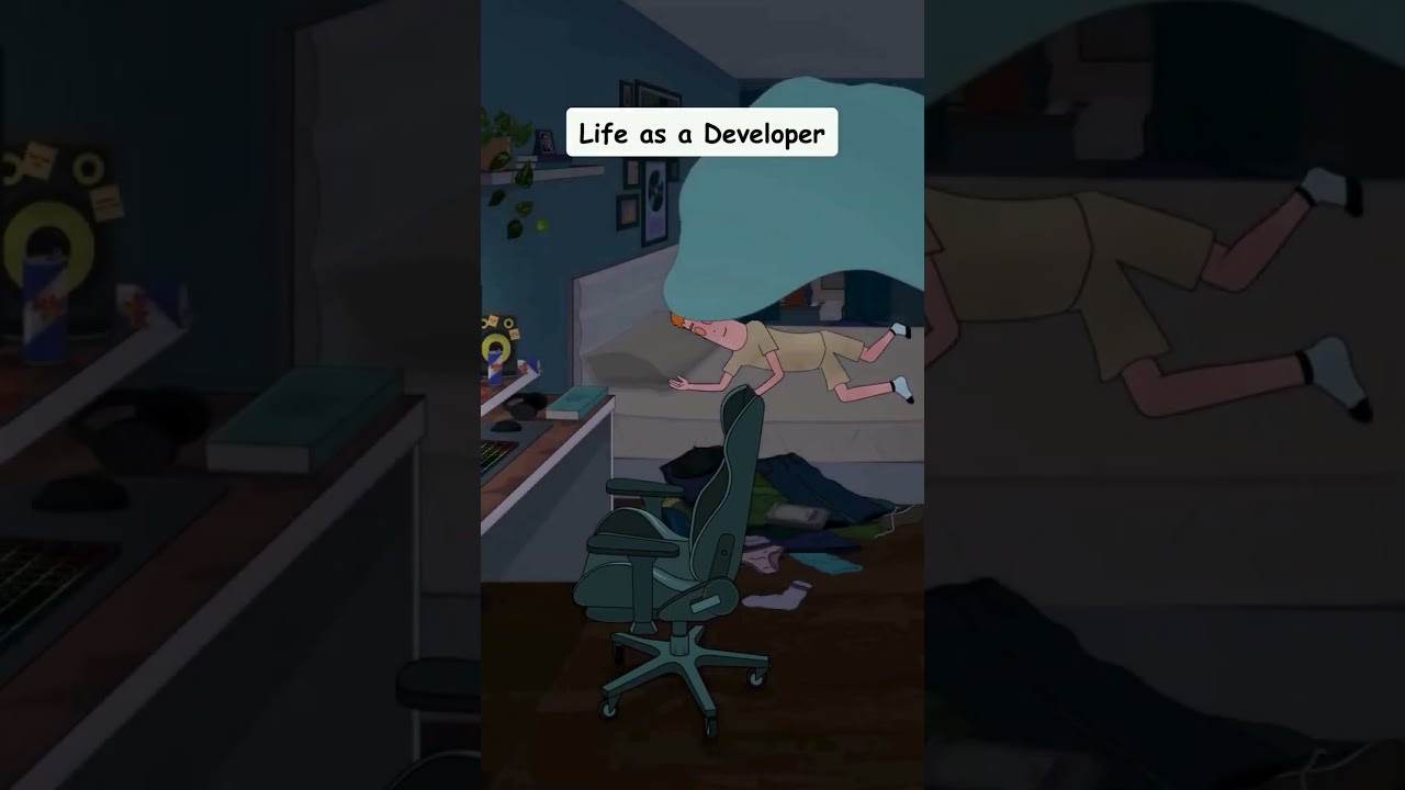 Life as a Developer Be Like 😂 | Programmer Short #designsynth
