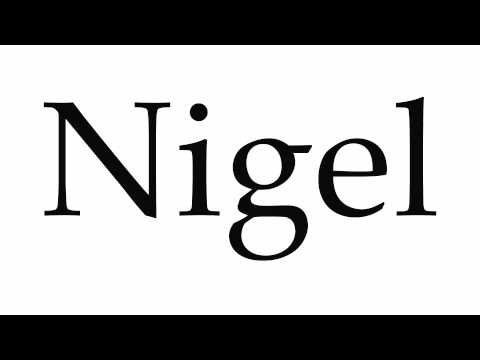 How to Pronounce Nigel