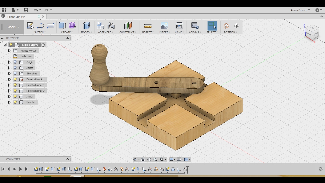 Fusion 360 Tutorial - Top down design and Joints FF.E5