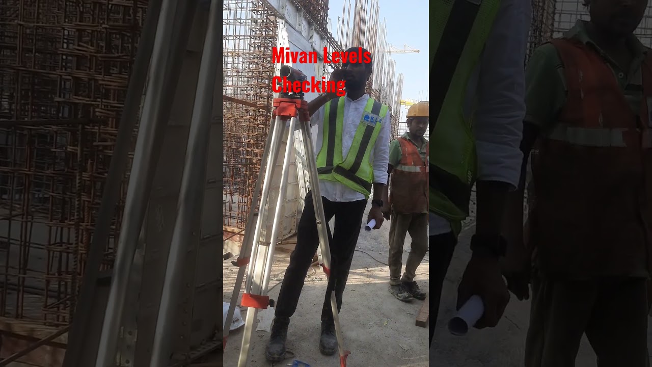 Mivan Levels Checking #shorts #subscribe #civilengineering #leveling