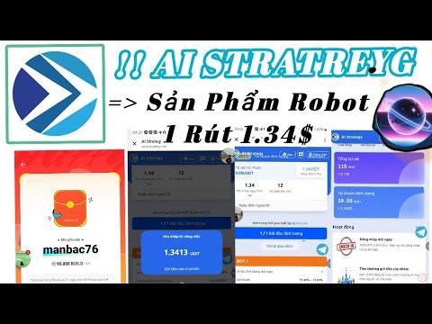 Make Money Định Lượng" Ai Statrey" Tham Khảo RoBot Rút 1.34$ Về Ví Binance | Tặng Giftcode Xworld