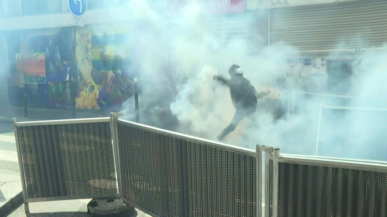 Police attempt to break up pro-Palestinian demonstration in Paris | AFP