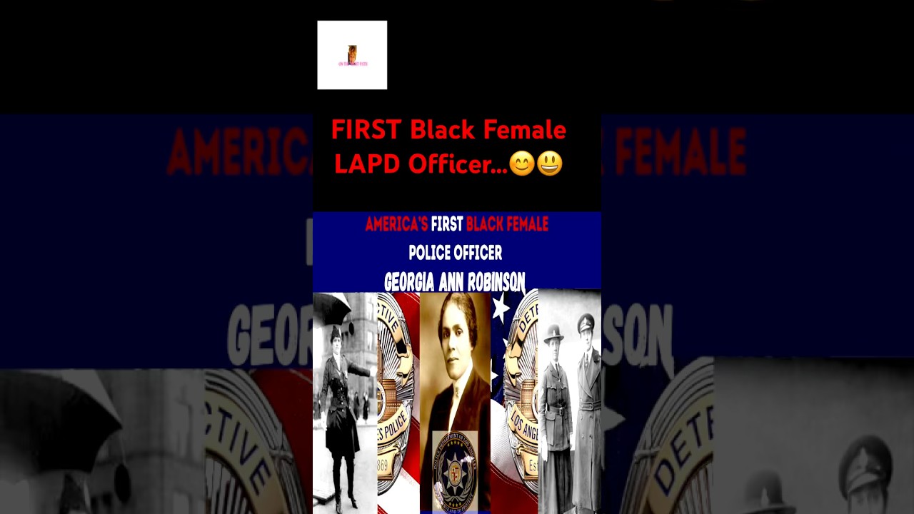 America’ FIRST Black Female Police Officer…