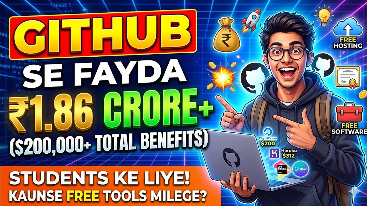 How to Get $200K GitHub Student Pack Tools FREE! (Domain, Hosting) | Step-by-Step
