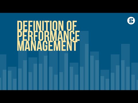 Definition of Performance Management