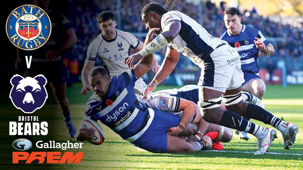 PREM Rugby | Highlights - Bath Rugby vs Bristol Bears - Round 5