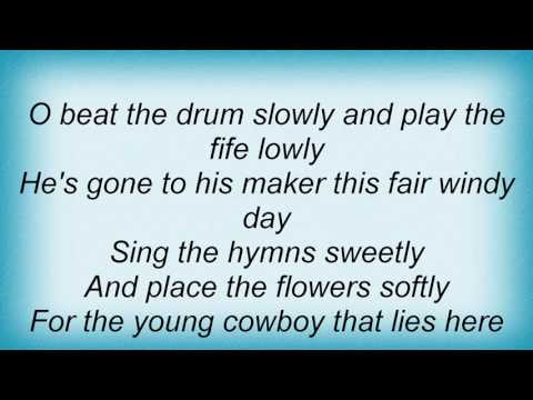 Jane Siberry - Streets Of Laredo Lyrics