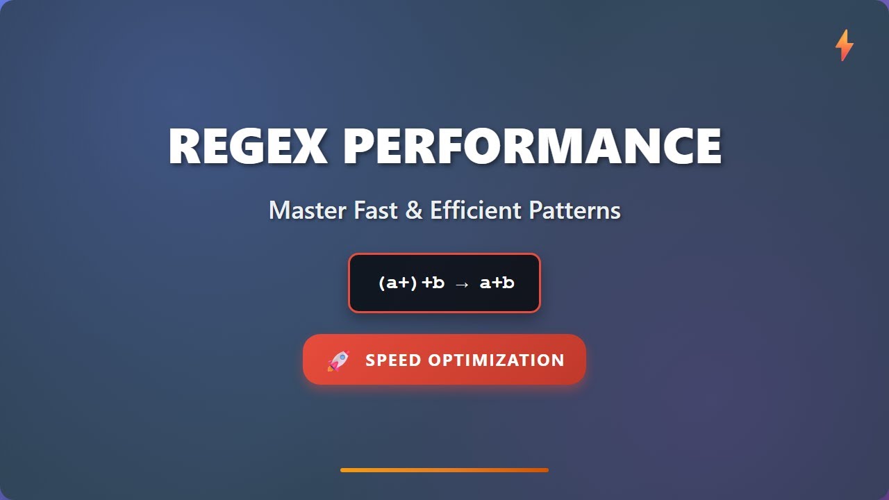 🚀 Regex Performance Secrets: Stop Catastrophic Backtracking!