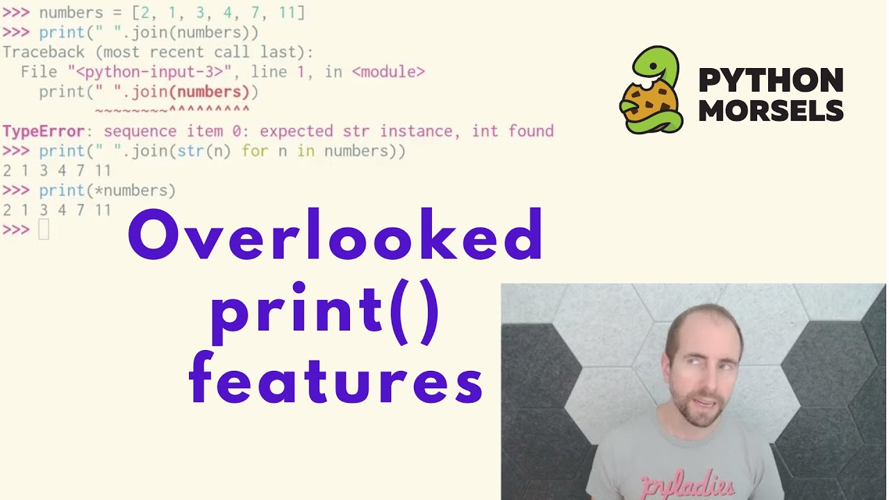 Python's powerful print() function
