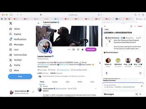 Laura Loomer Debates Ed & Brian Krassenstein On Twitter Space