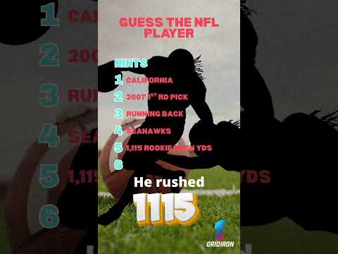 How many hints did you need? 🤔🏈 Guess the NFL Player #shorts #nfl #nflfans