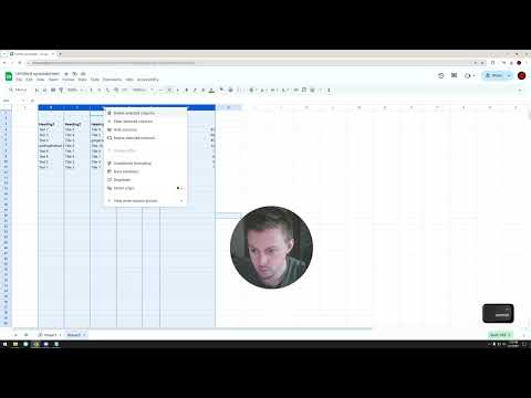 Automatically resize columns in Google Sheets with Fit to Data