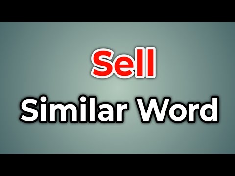 Sell Similar Word || Synonyms of Sell | Words Tube