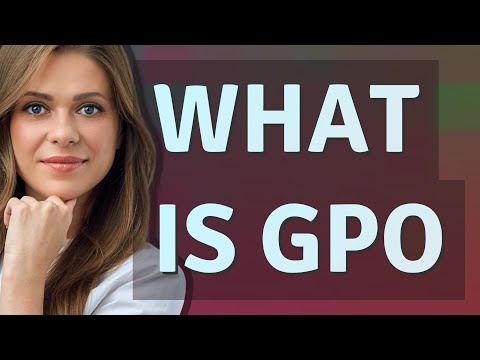 Gpo | meaning of Gpo