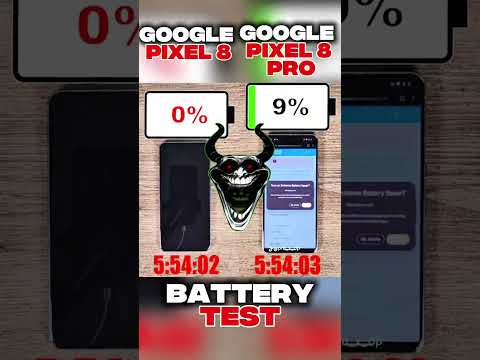 GOOGLE PIXEL 8 VS GOOGLE PIXEL 8 PPRO BATTERY 🪫 TEST🗿