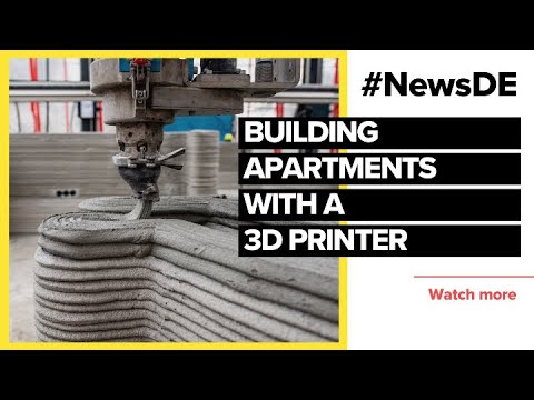 Company builds apartment building with the 3D #concrete printer