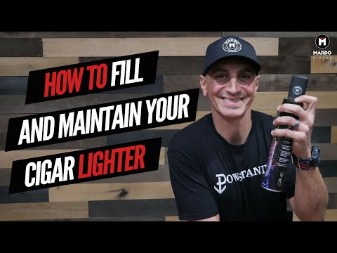 Beginner Cigar Guide - How to Fill and Maintain your Cigar Lighter